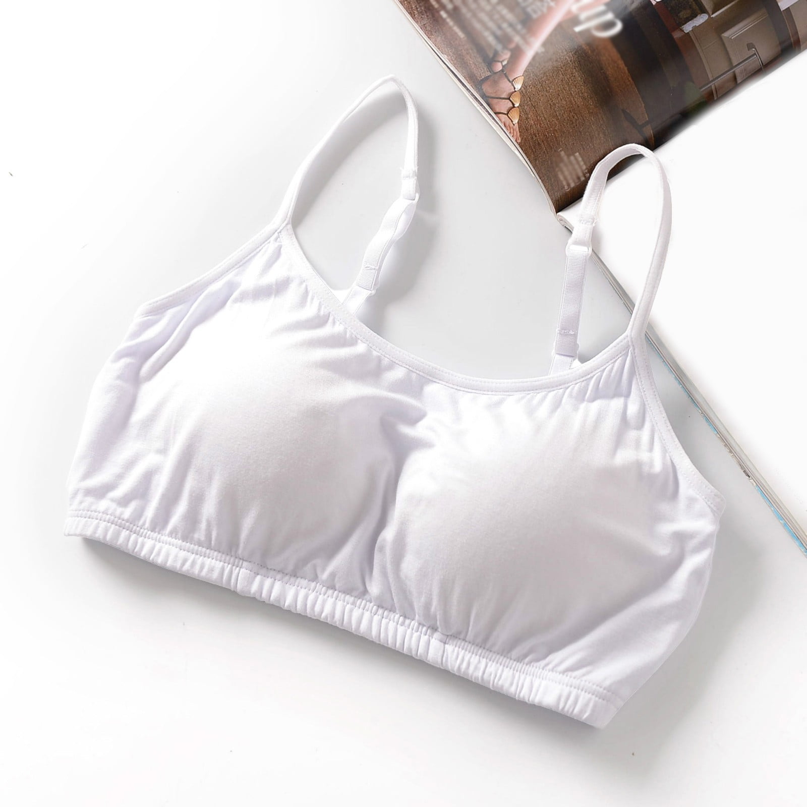 SNKSDGM Female Spaghetti Strap Tank Top Pack for Teens Seamless Tank ...