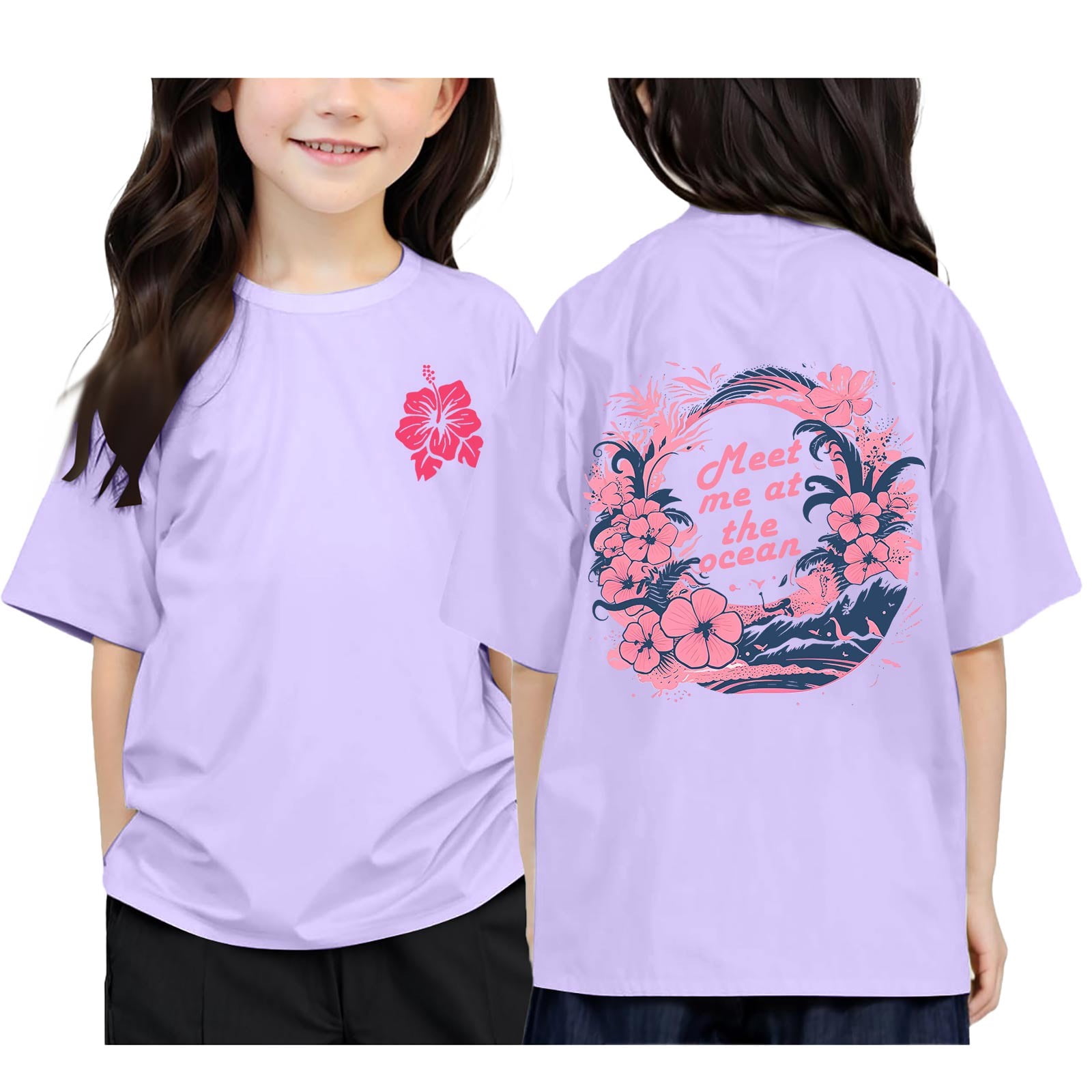 SNKSDGM Girls Girls Shirts Size 14 16 Green Clothes for Girls 10-12 ...