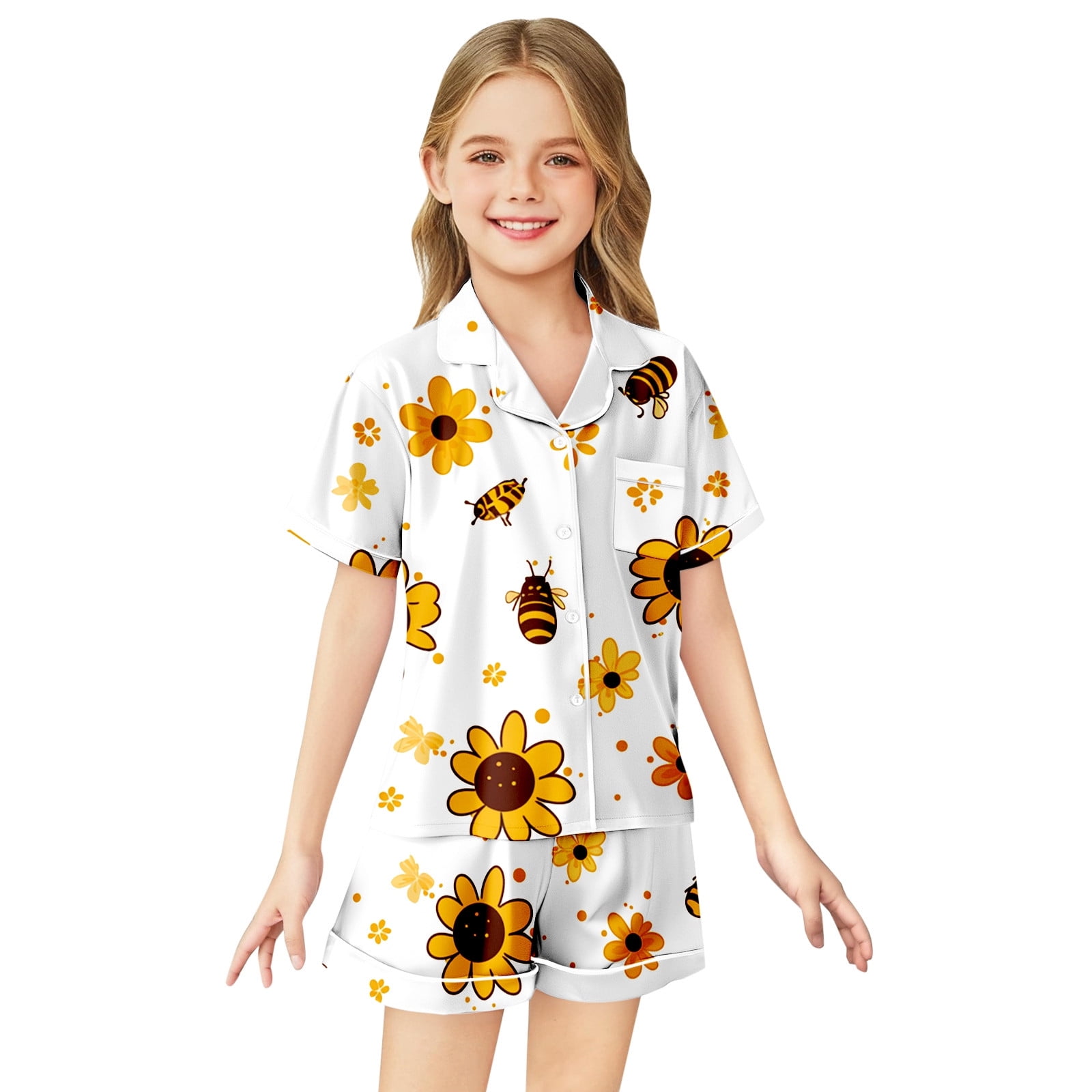 SNKSDGM Girls Spring Outfits for Girls 7-8 Years Easter Outfit Baby ...