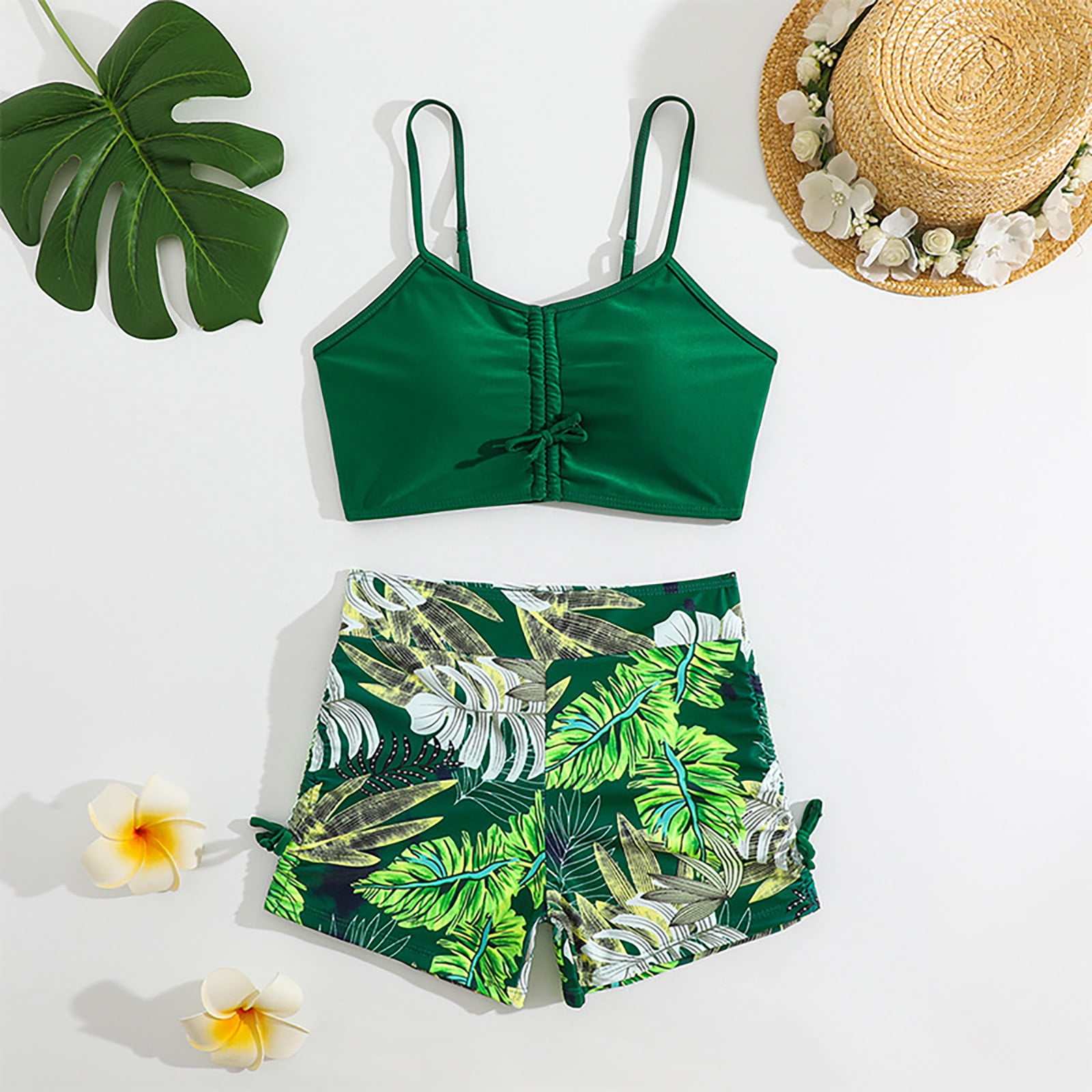 SNKSDGM Girls Swimsuit with Shorts Size 10 Girls Swimsuit Girls ...