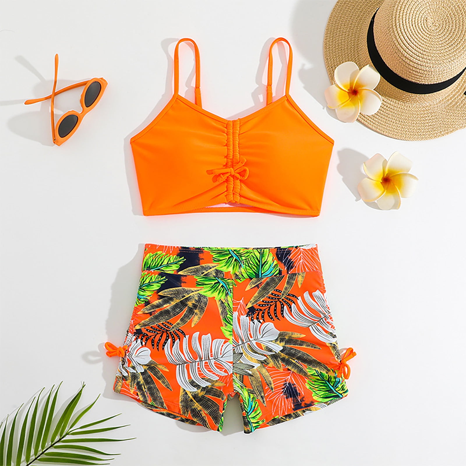 SNKSDGM Girls Swimsuit Size 7 with Shorts Girls Swimsuit Girls Swimwear ...