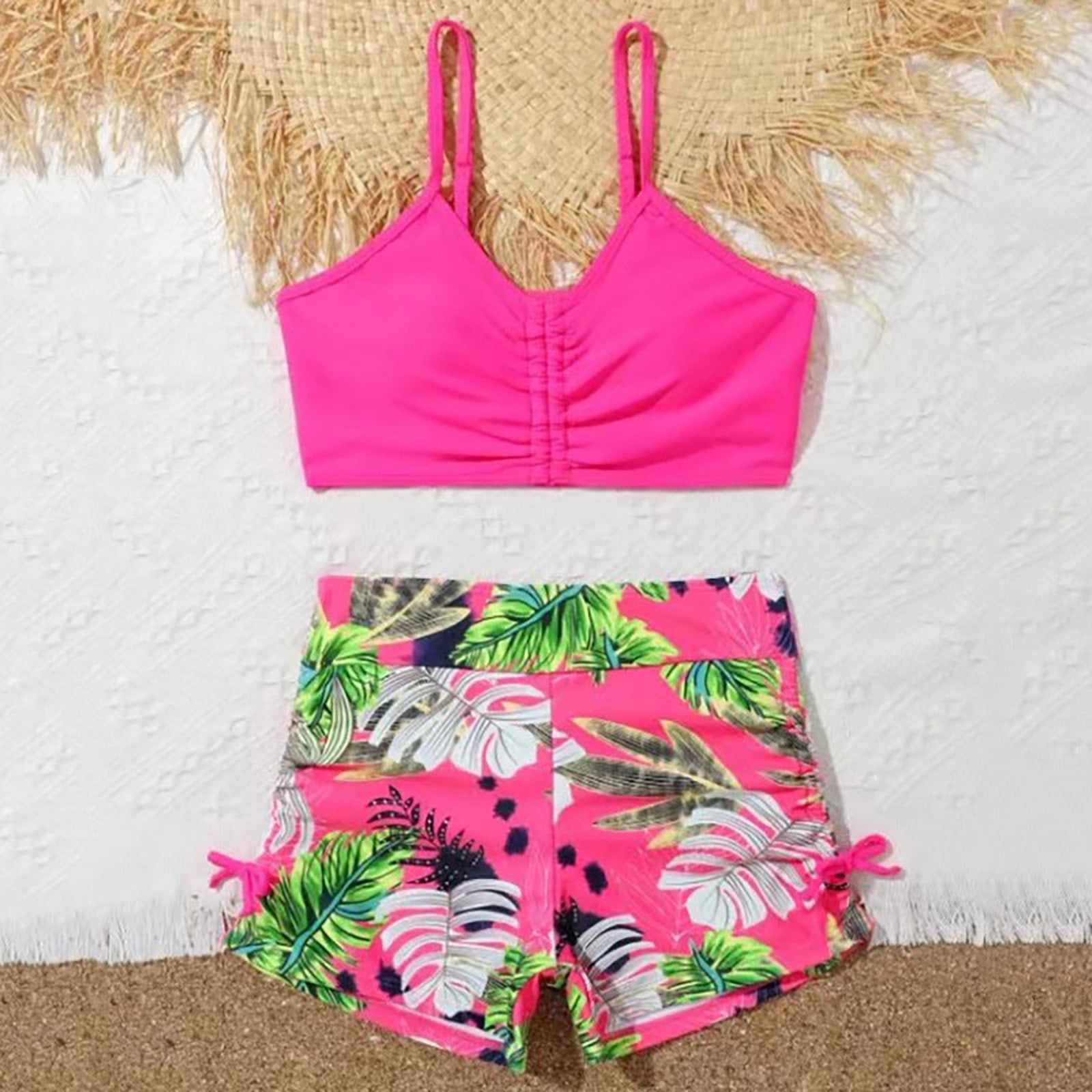 SNKSDGM Girls Swimsuits Size 14-16 1 Piece Girls Swimsuit Girls ...