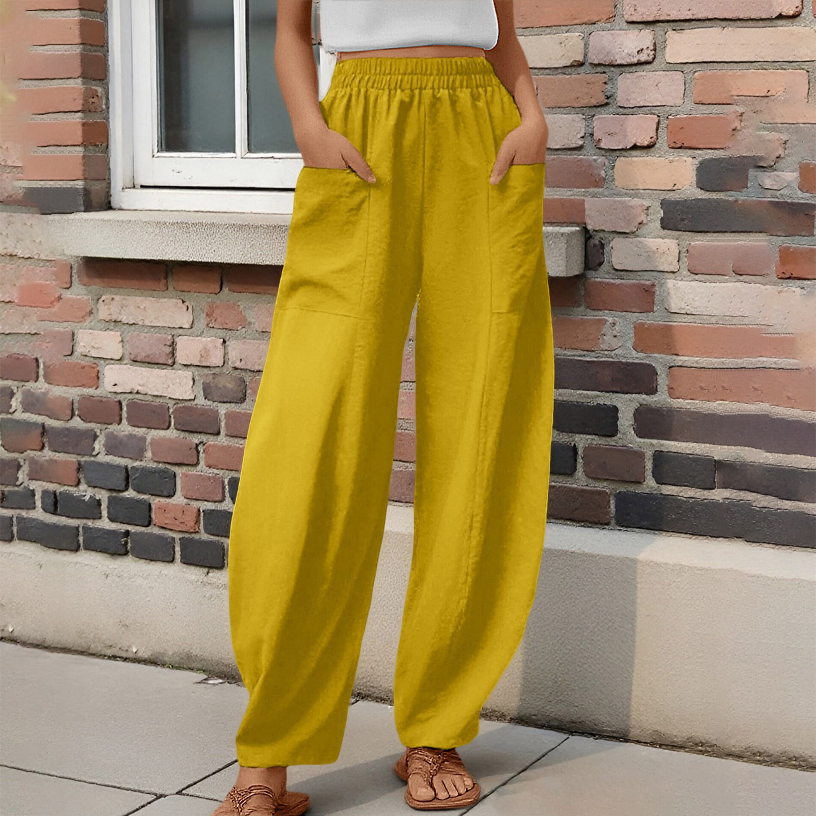 SNKSDGM Women's Plus Cargo Pants Women Plus Size Camo Womens Linen ...