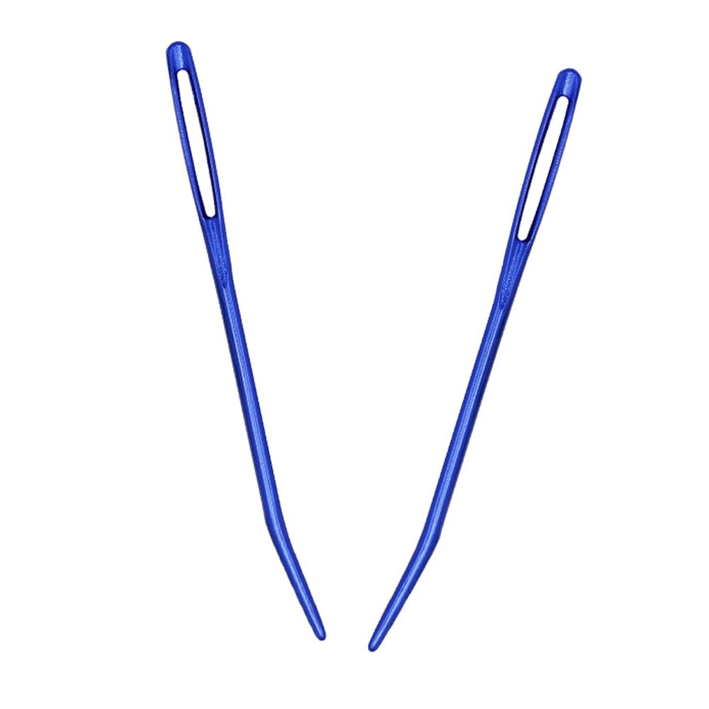 SNNROO 2packs/4 pieces Bent Tip Tapestry Darning Knitting Aluminum ...