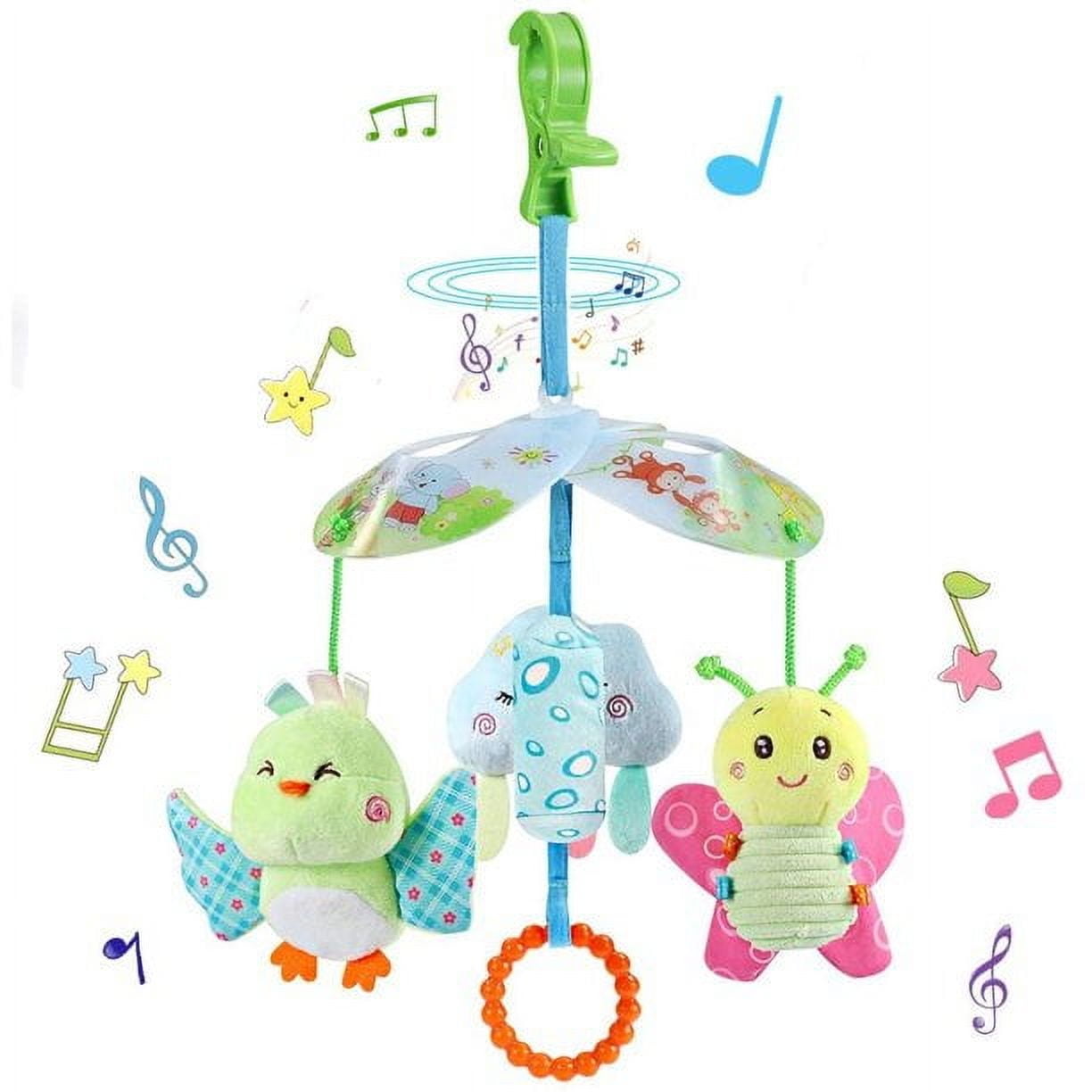 SNNROO Baby Stroller Toys Clip On Car Seat Toy with Birds and Bees ...