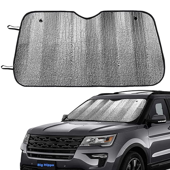 ‌SNNROO Car Windshield Sun Shade – Reflective Aluminum Foil Heat Shield ...