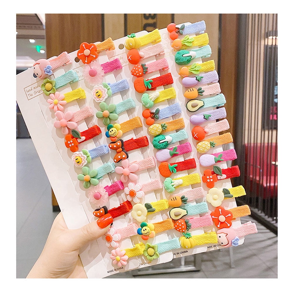 SNNROO Hair Clips for Girls, 24Pcs Hair Clips for Kids Women, Cute ...