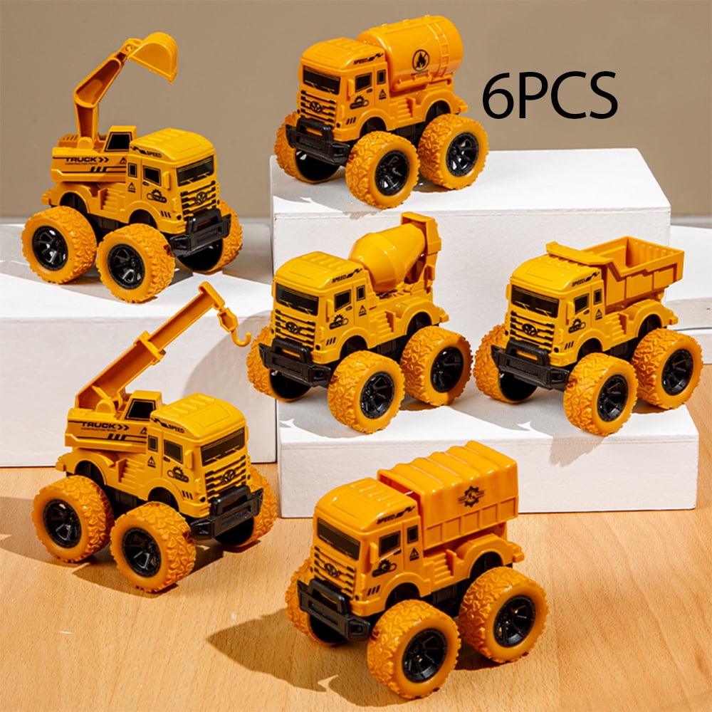 SNNROO Pull Back Cars, Toy Cars for Toddlers, Push and Go Vehicles Toys ...