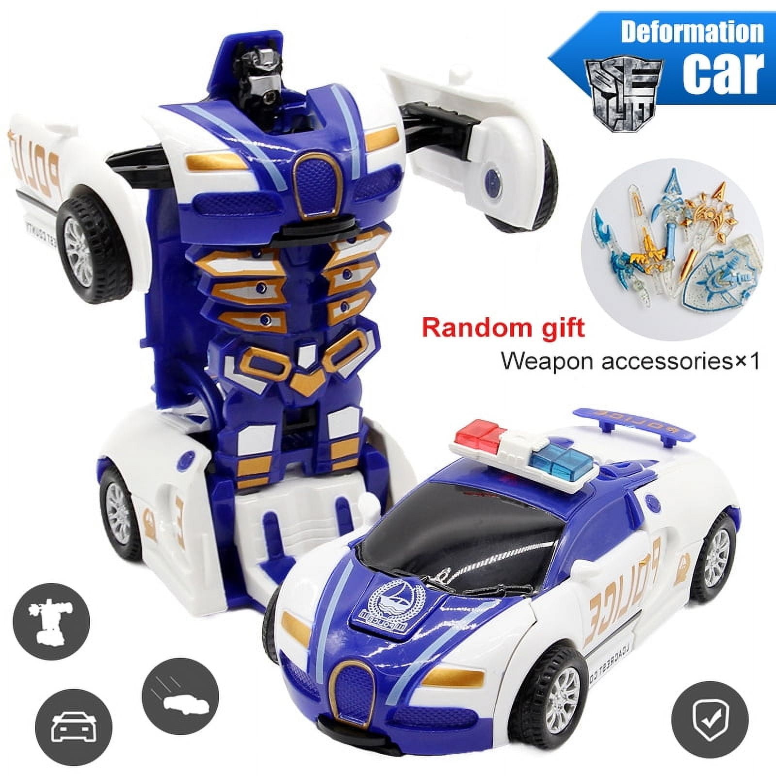 SNNROO Trading Robot Car Toy 2 in 1 Deformation Car Transforming Robot ...