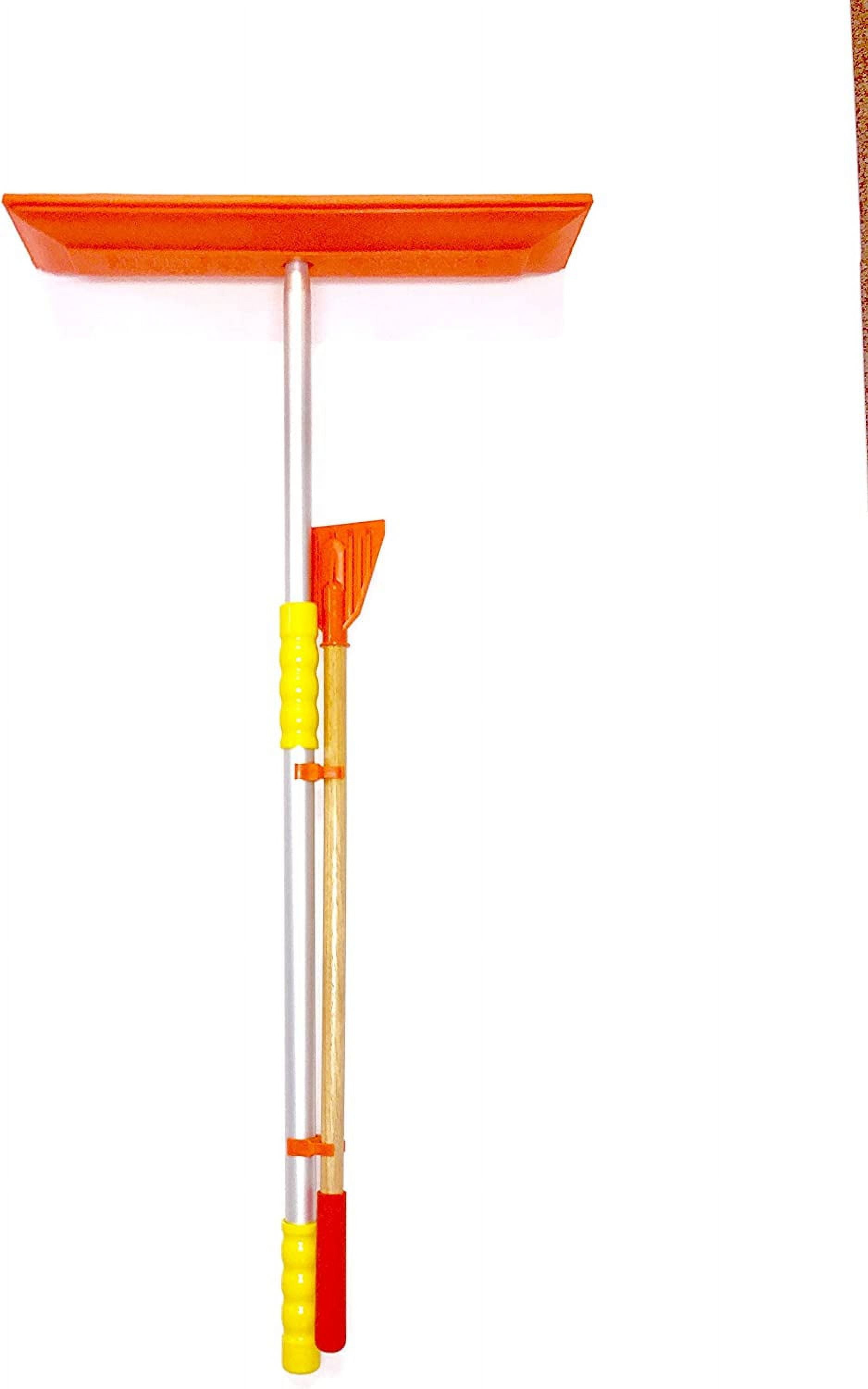 SNO Rake - Model #117 - 18" Rake/47 Telescoping Aluminum Handle w/Ice ...