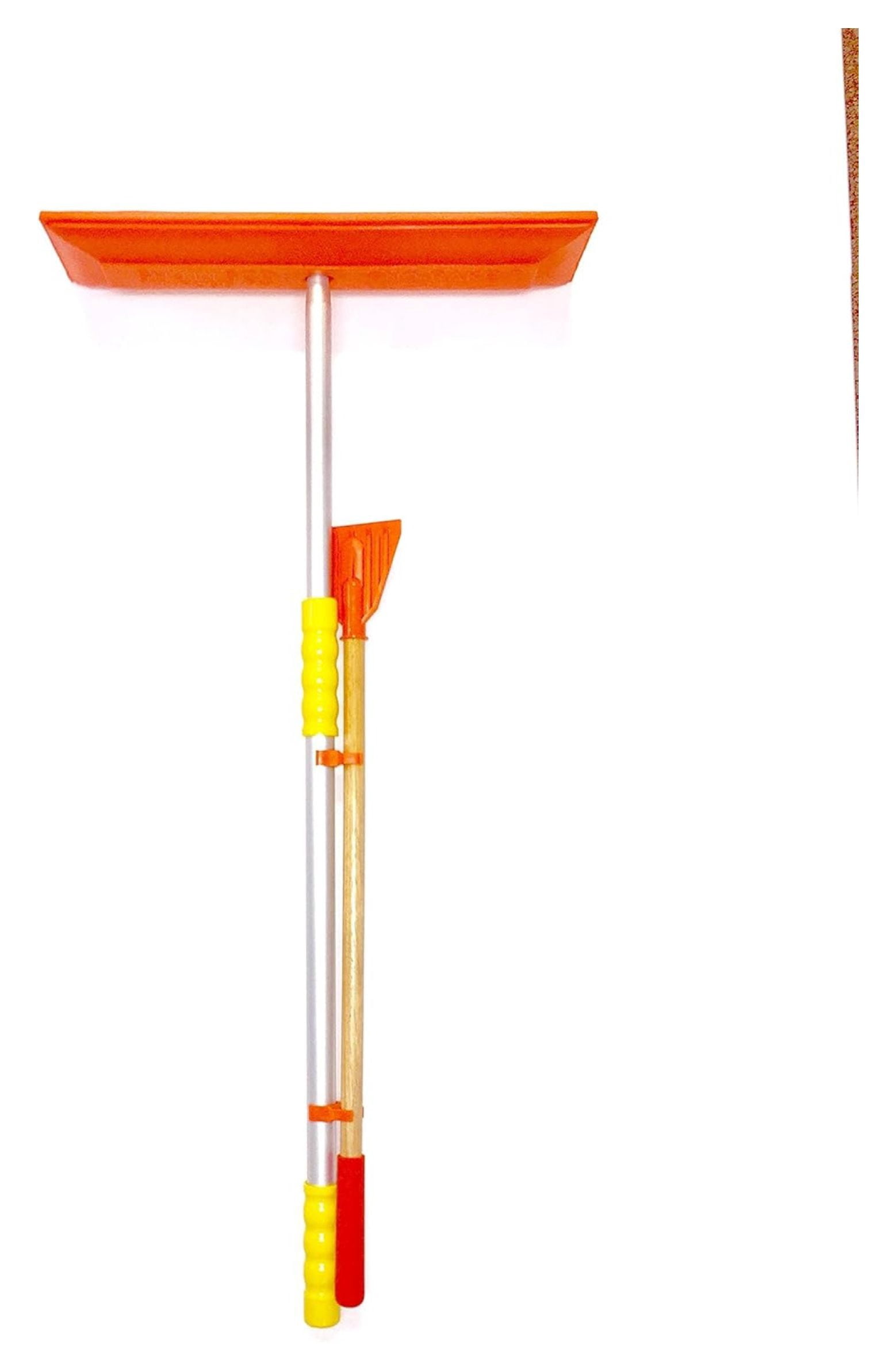 SNO Rake - Model #117 - 18" Rake/47 Telescoping Aluminum Handle w/Ice ...