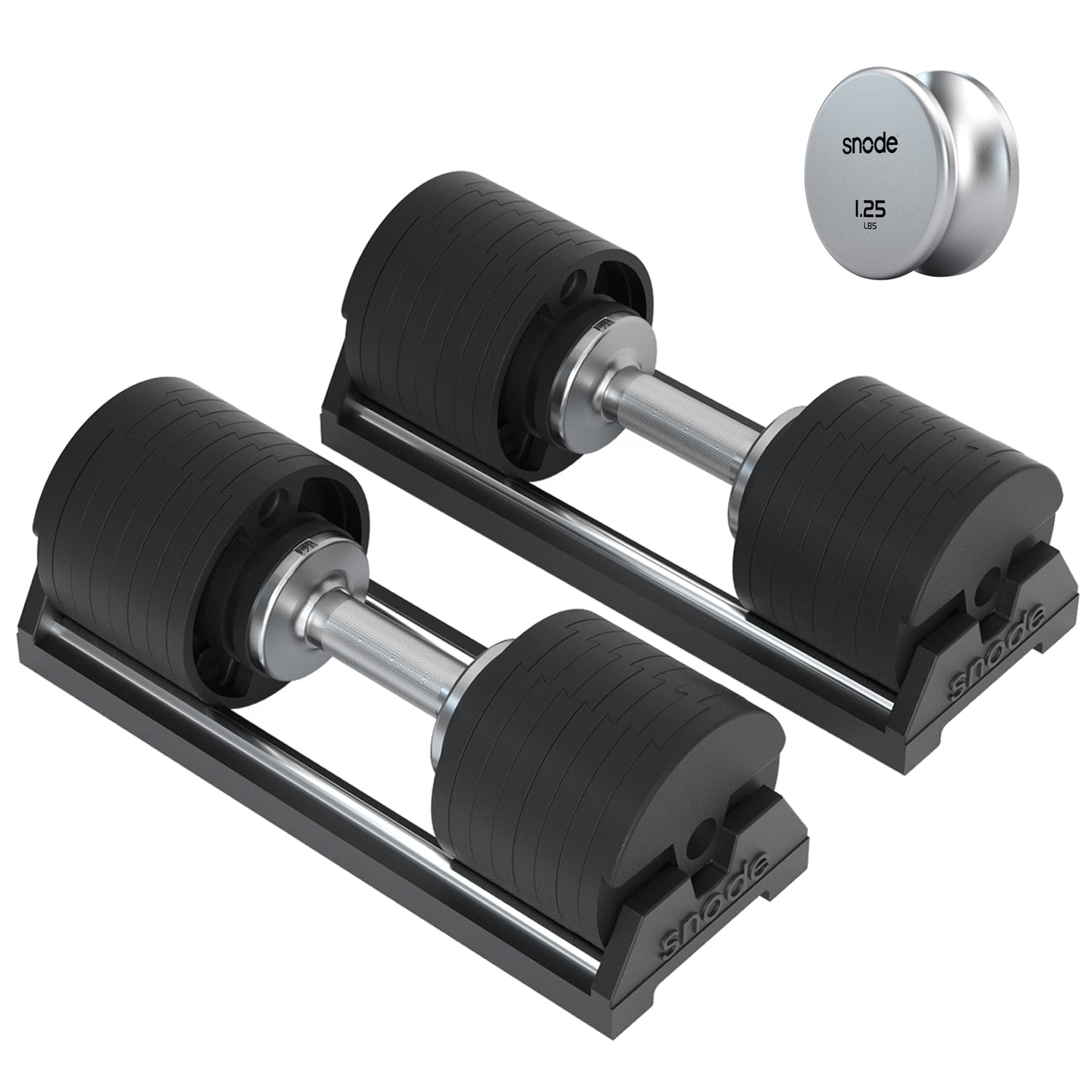 SNODE AD80 Drop Resistance 80 lbs Adjustable Dumbbell Set- Exhaustion ...
