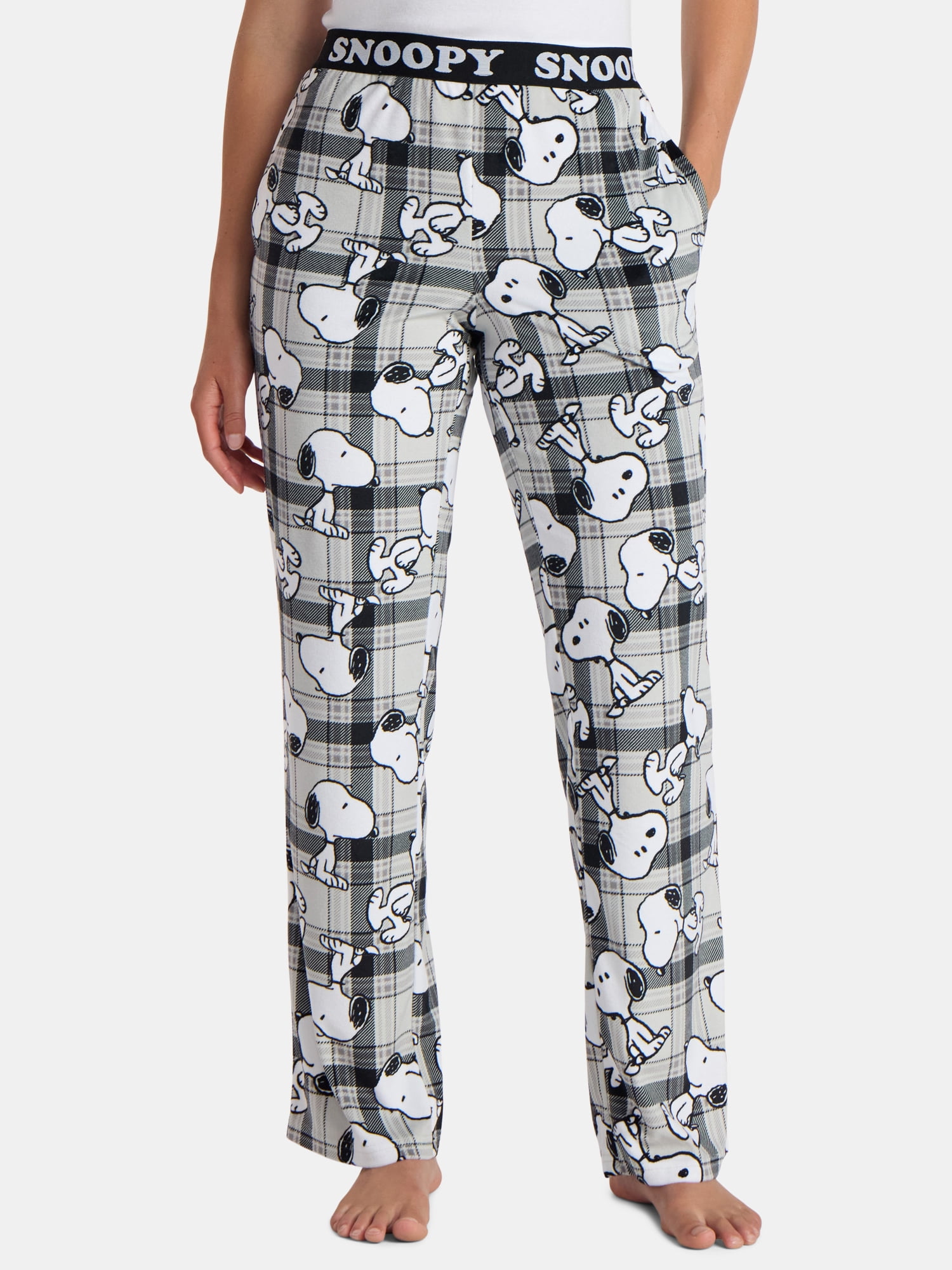 Peanuts Women’s Snoopy Print Velour Sleep Pants, Sizes XS-3X - Walmart.com