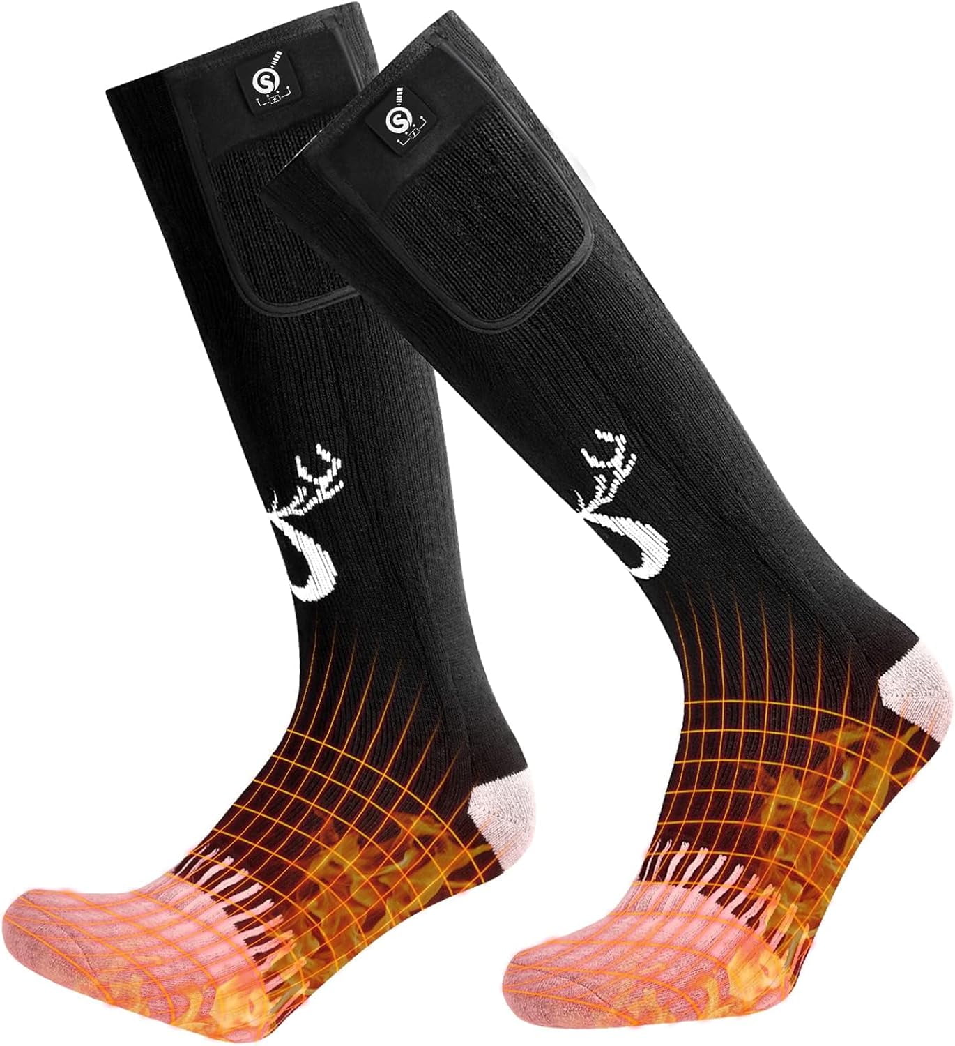 SNOW DEER Electric Heated Socks, Suitable for Both Genders – Ultimate ...