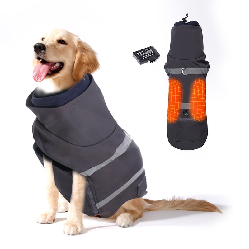 SNOW DEER Heated Dog Warm Coat - Winter Jacket with Power Bank, Outdoor ...