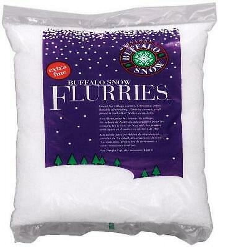 Buffalo Christmas White Synthetic Snow Flurries, Pack of 1 - Walmart.com