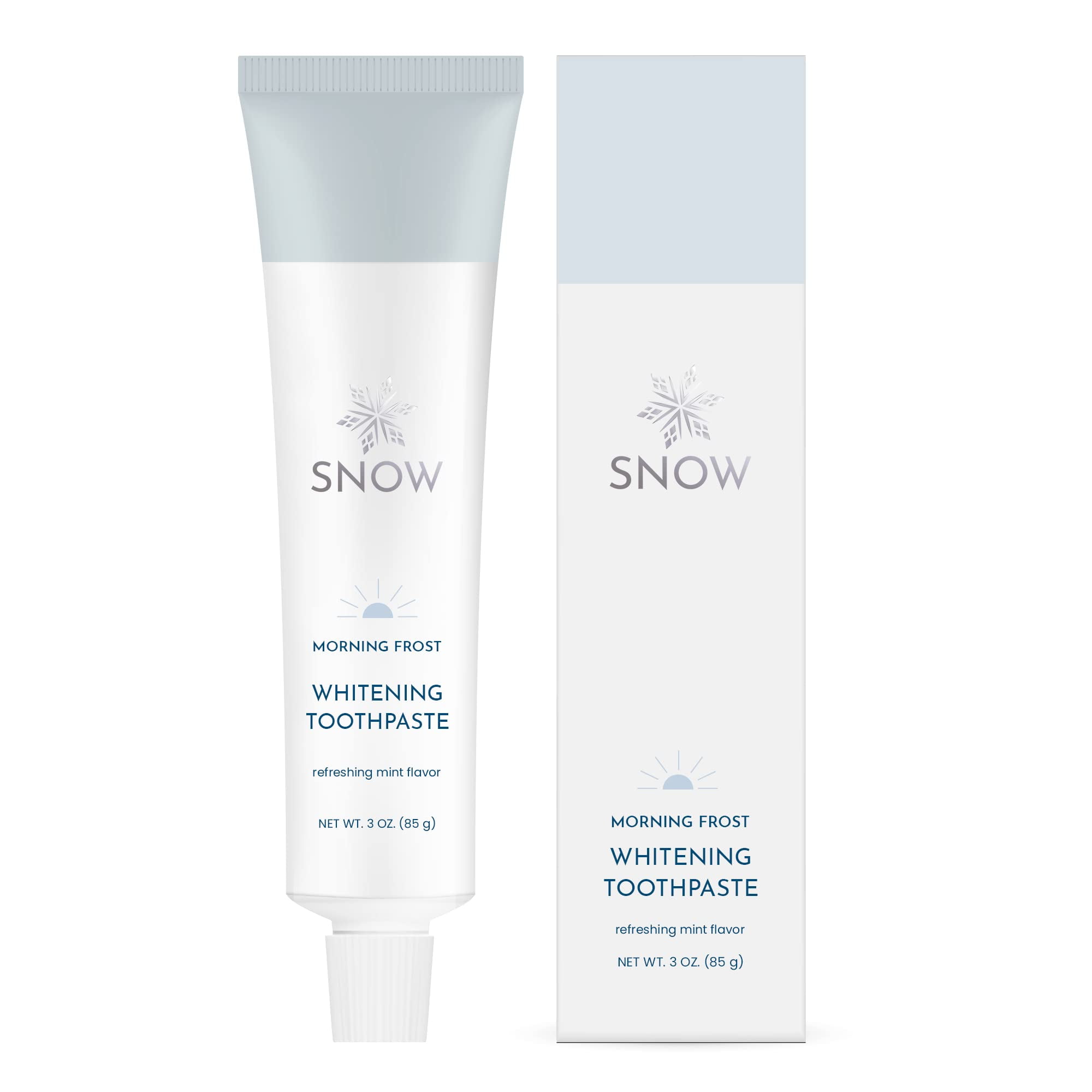 SNOW Whitening Toothpaste, No JB28 Fluoride, No Sulfate, Non-GMO Snow ...