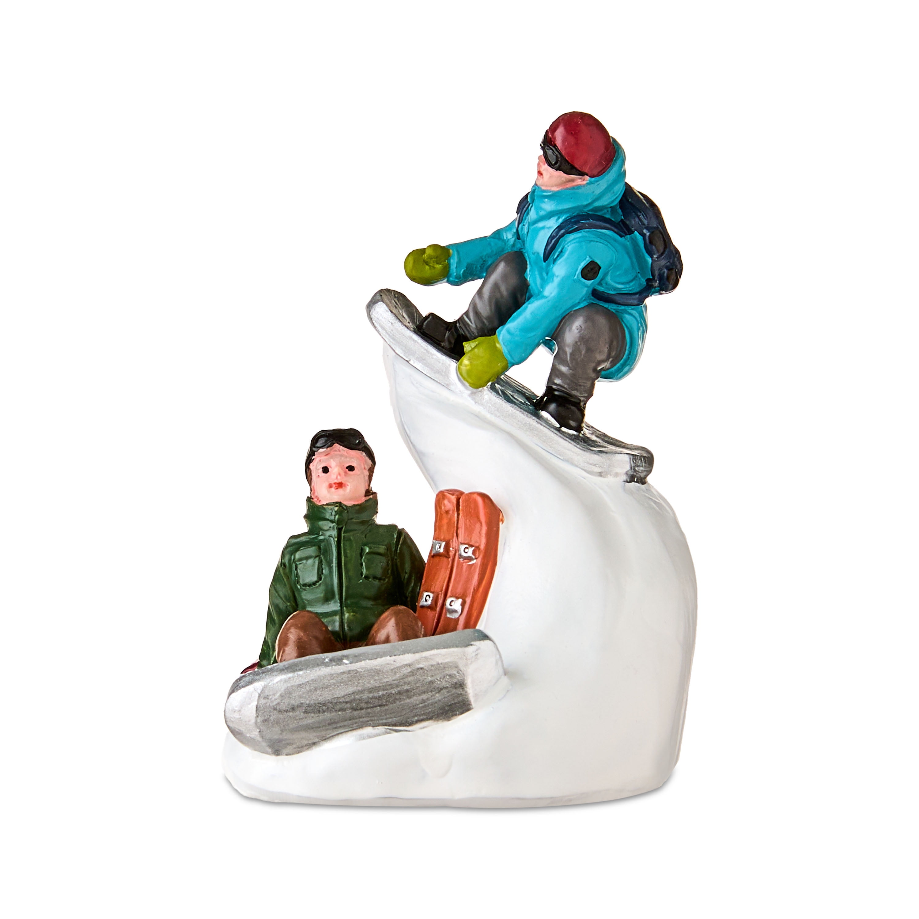 Christmas Village Snowboard Fun Decorative Figurine, 3.12", by Holiday ...