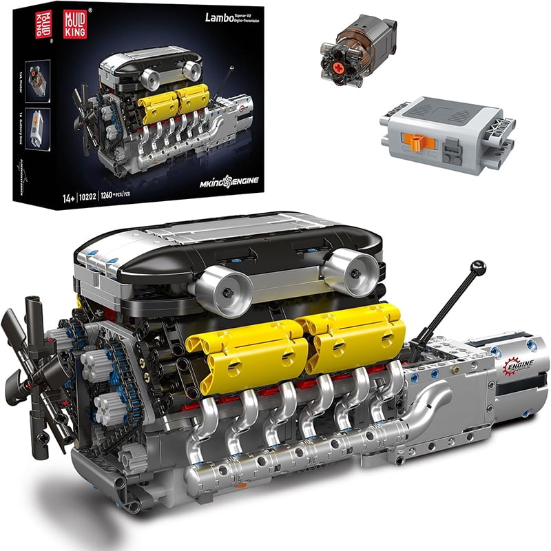 SNOWEAGLE V12 Engine Model kit That Runs - Build Your Own STEM V8 Model ...