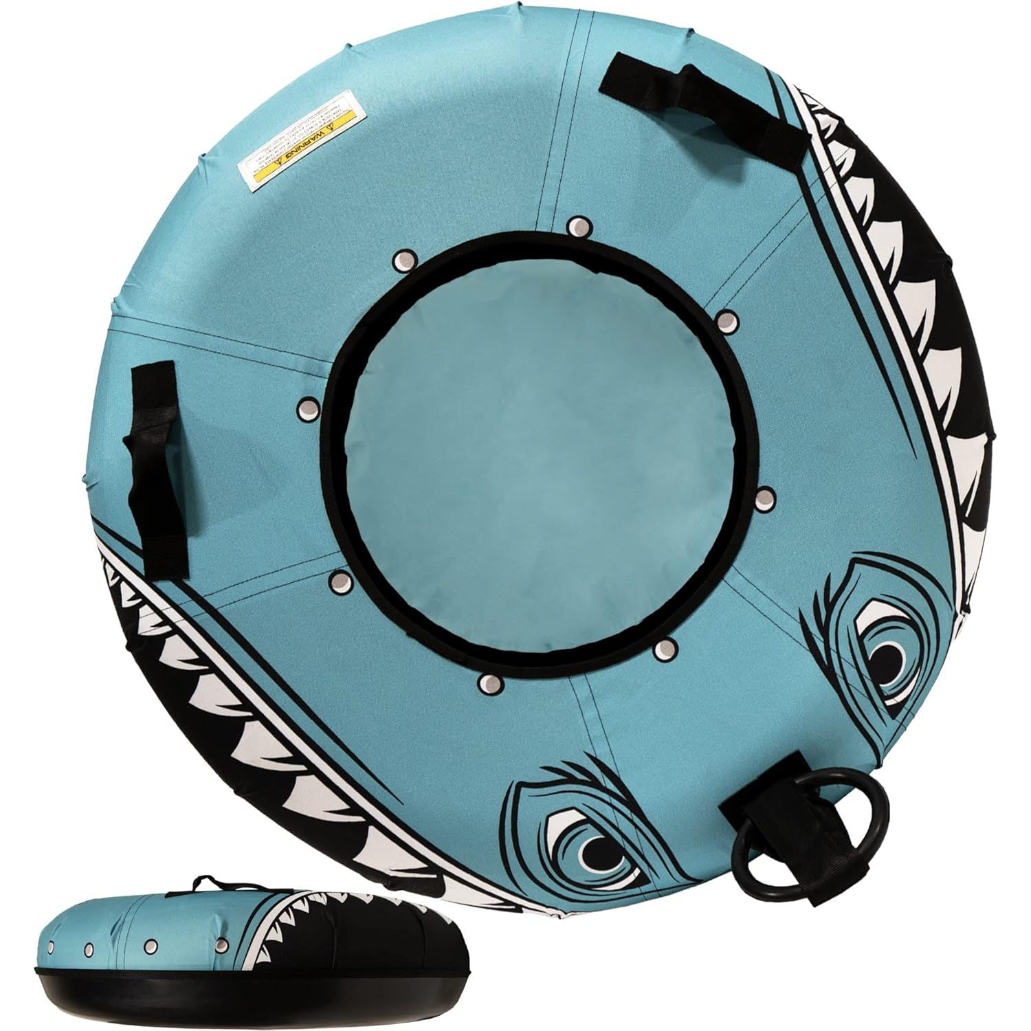 SNOWI - Snow Monster Inflatable Snow Tube - Heavy Duty Hard Bottom ...