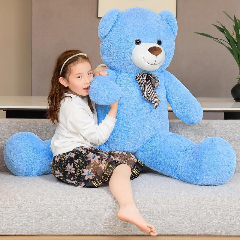 SNOWOLF 43" 47" 55'' Giant Teddy Bear Plush Toy Big Cuddly Stuffed ...