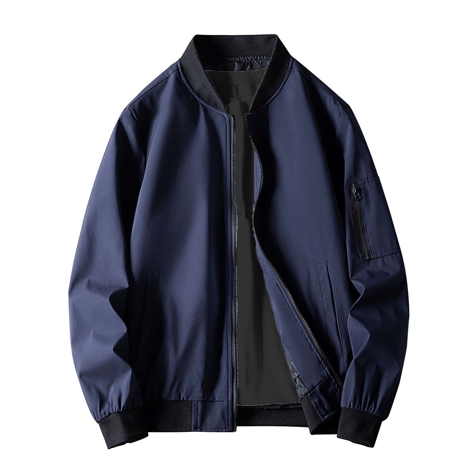SNOWSONG Jackets for Men Clearance! Men's Spring & Autumn Casual Jacket ...