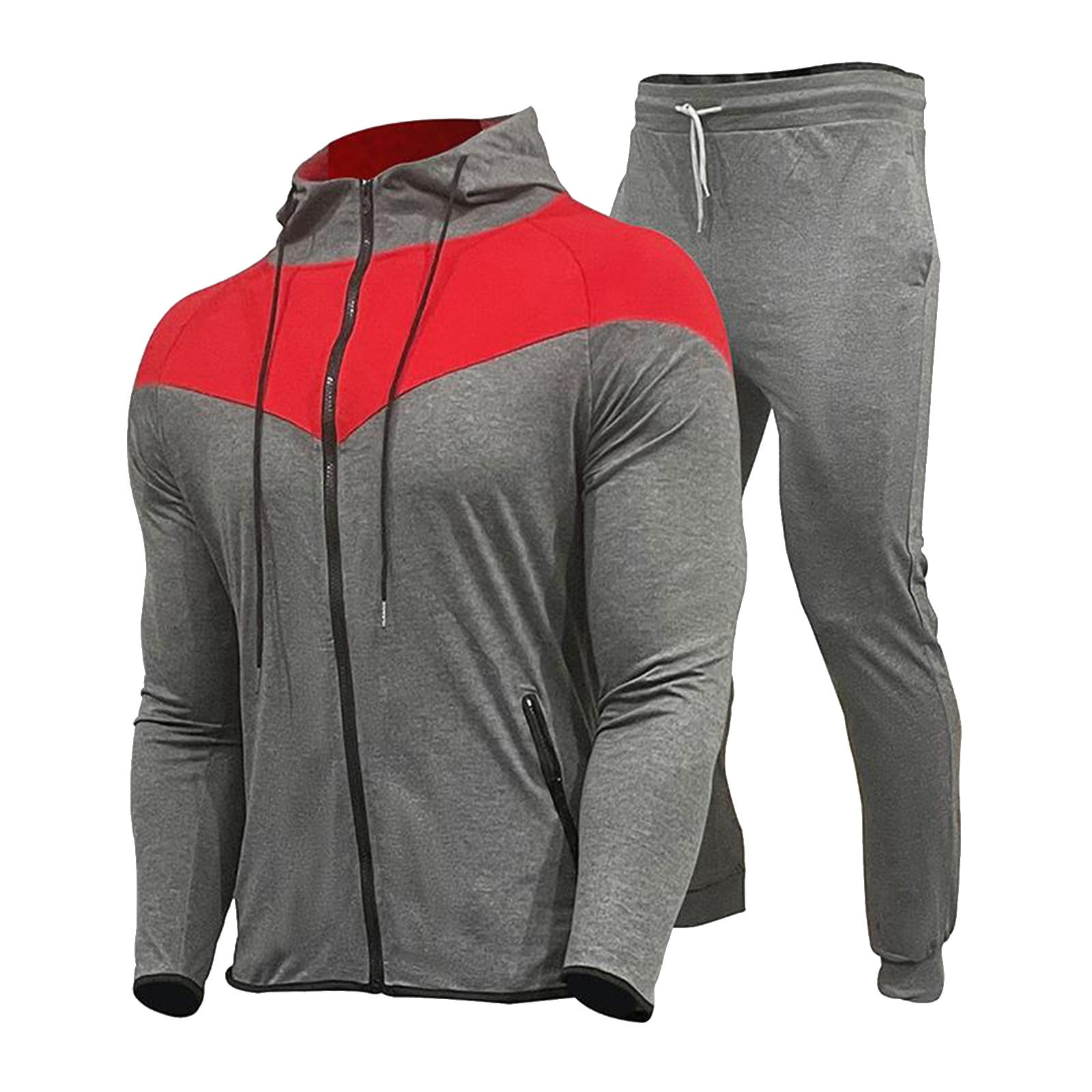 SNOWSONG Mens Sweat Suits 2 Piece Set, Mens Fall / Winter Sports ...