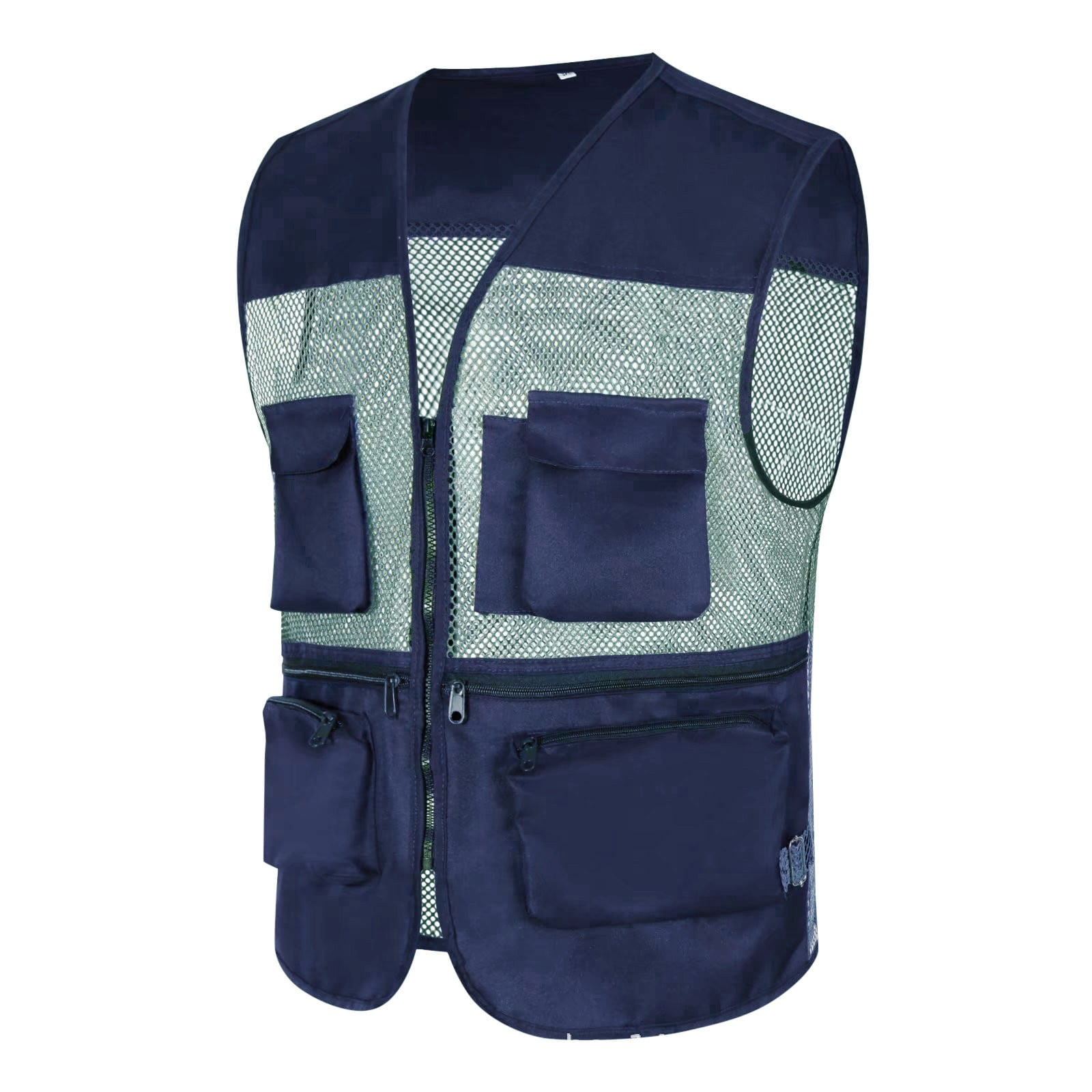 SNOWSONG Mid Length Jacket Men, Fly Fishing Vest for Men, Mens Safari ...