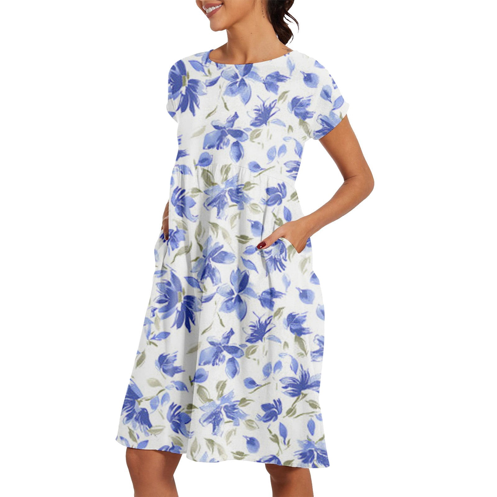 SNOWSONG Sundresses for Women 2024 Clearance! 2024 New Women's Round ...