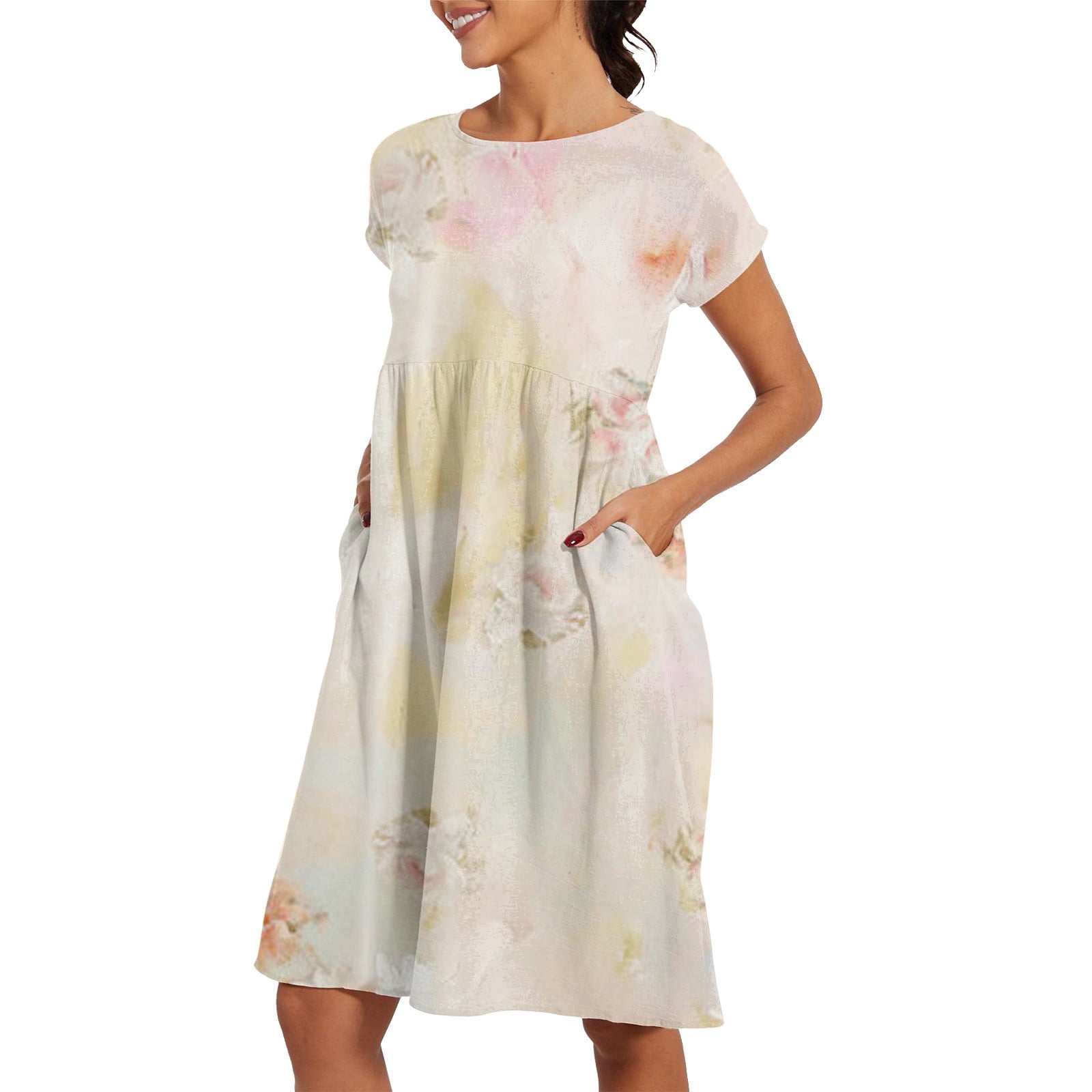SNOWSONG Sundresses for Women 2024 Clearance! 2024 New Women's Round ...