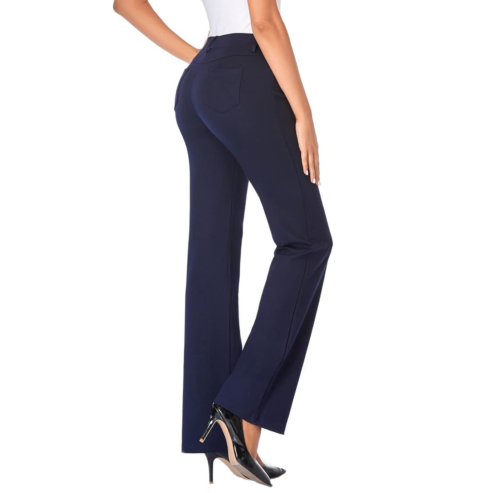 SNOWSONG Women's 28''/30''/32''/34'' Stretchy Bootcut Dress Pants with ...