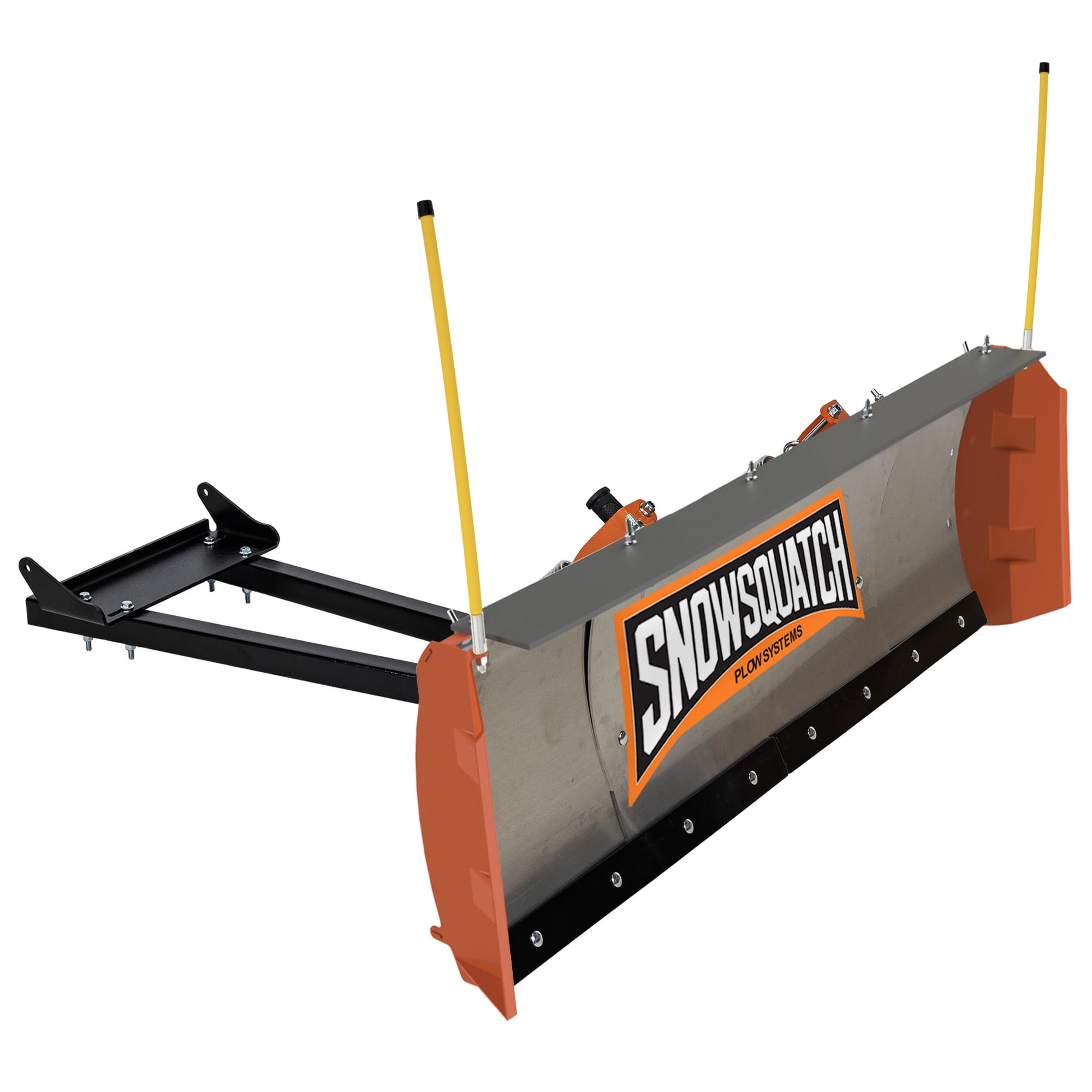 SNOWSQUATCH Deluxe Aluminum ATV Snow Plow System 48-60 inch Blade Mount ...