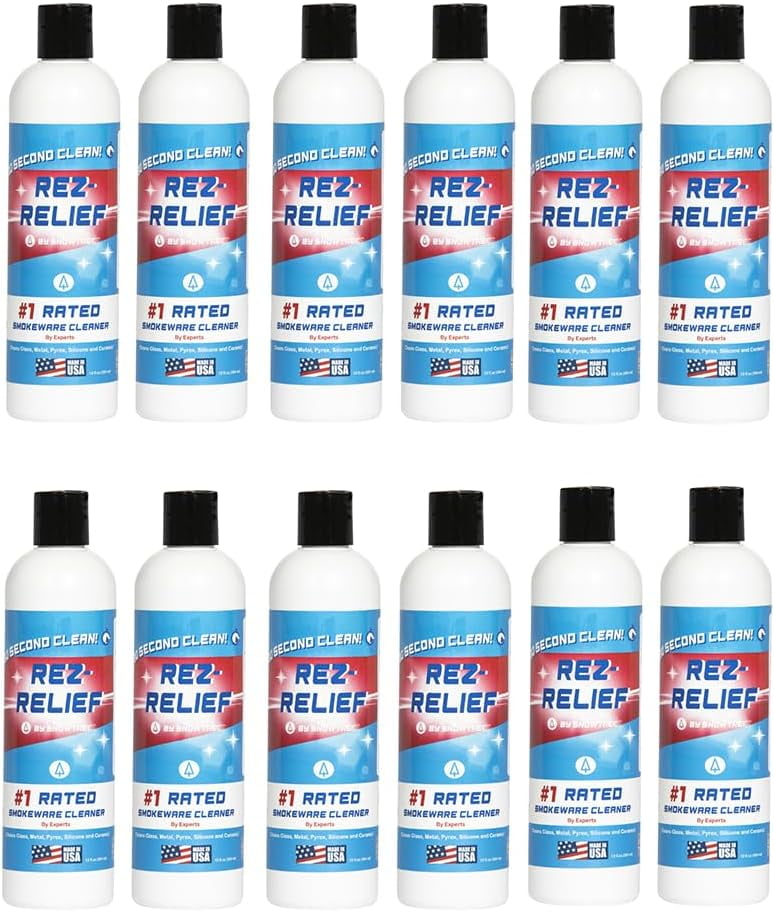SNOWTREE - 12 Pack Glass Cleaner Solution for Glass, Ceramic, Metal ...