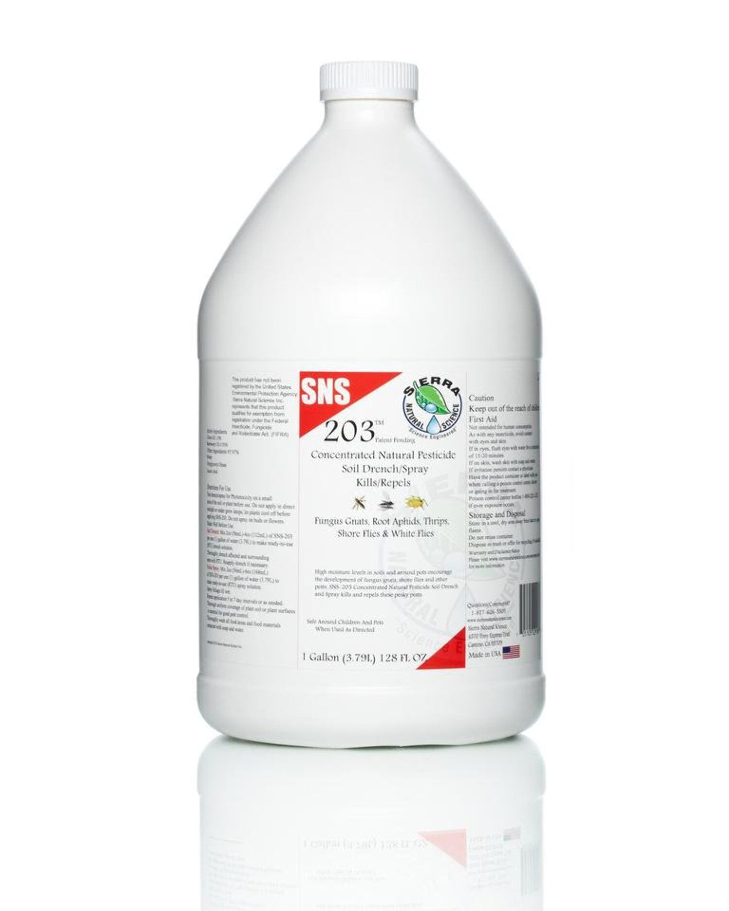 SNS 203 Natural Pesticide Concentrate for Fungicide, Trees, Grass ...