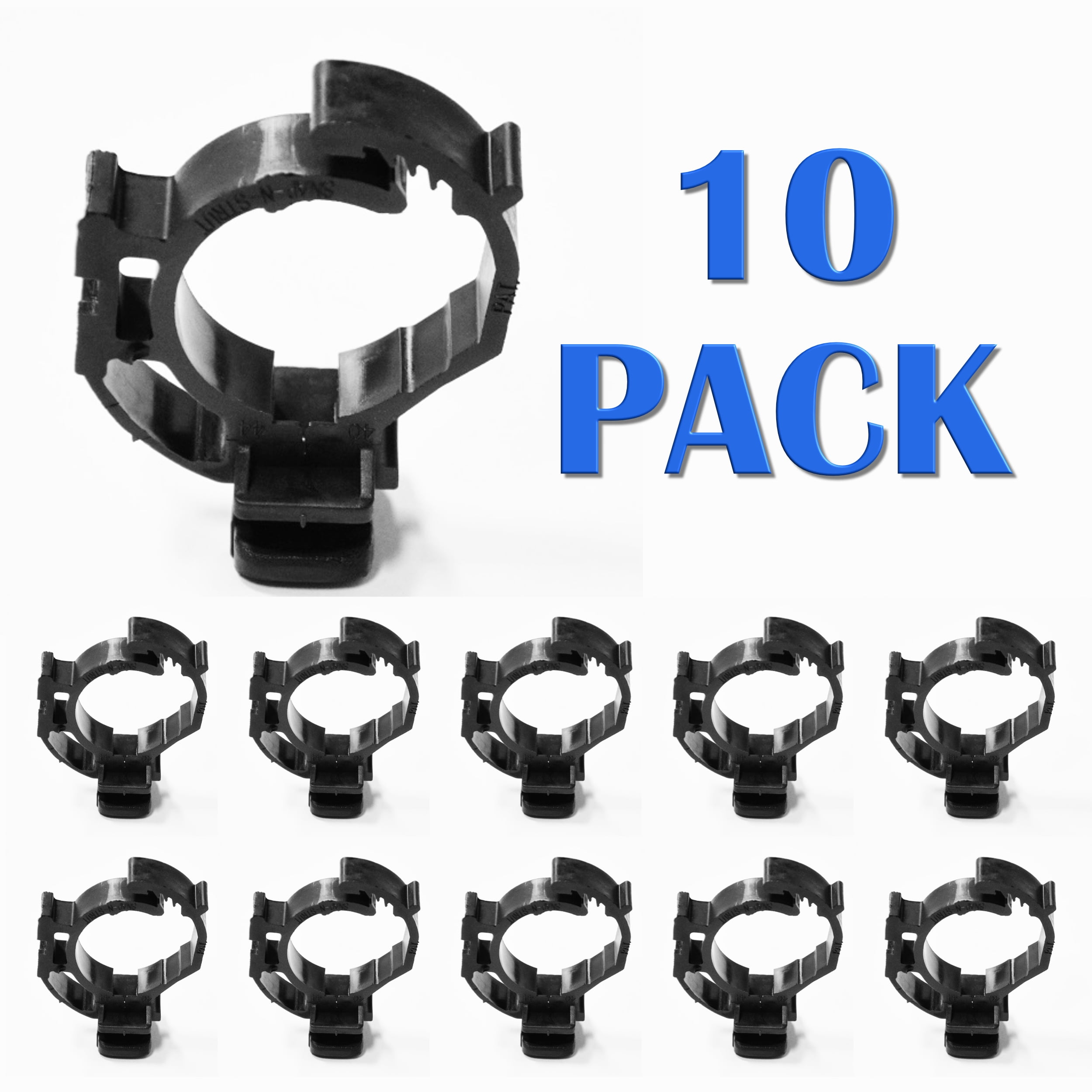 SnapnStrut 48-54P One-Piece Black Nylon Strut Mounted Pipe Hanger for 1 ...