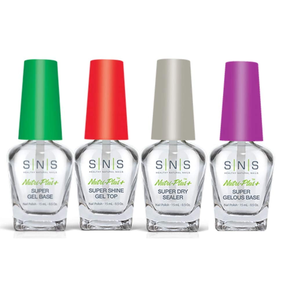 SNS Liquids Kit - GELOUS Base, Sealer Dry, Base, TOP - Walmart.com