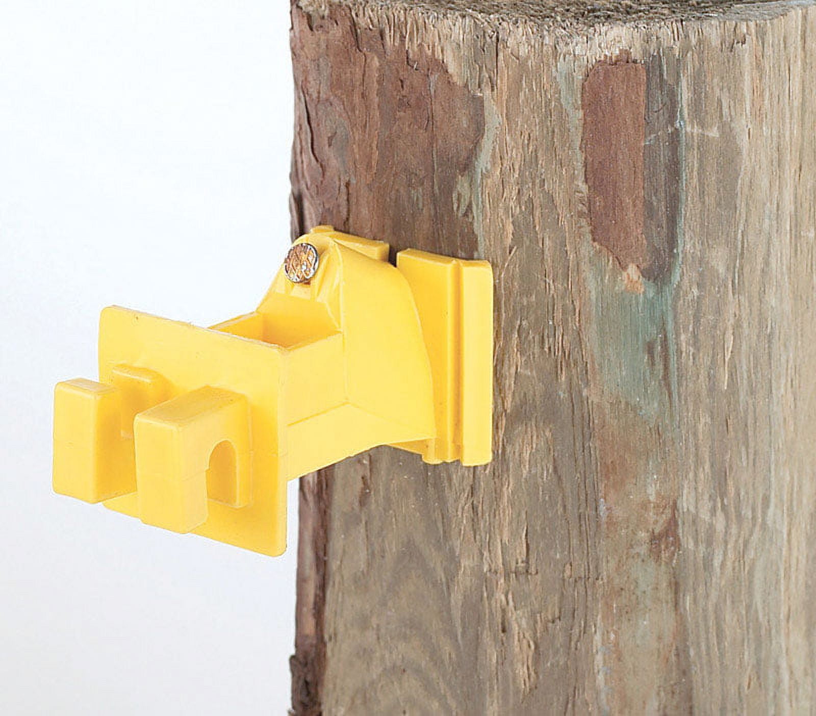 SNUG WOOD POST INSULATOR YELLOW 25 PACK - Walmart.com