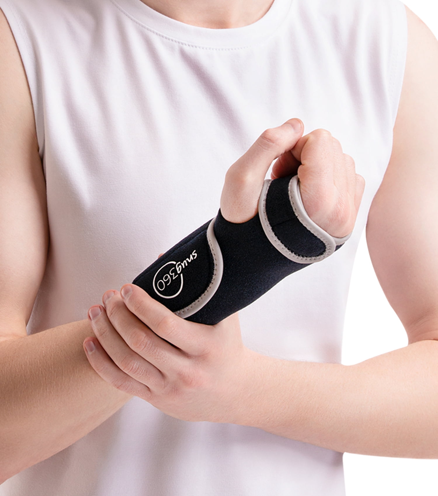 SNUG360 Wrist Brace for Carpal Tunnel, Removable Wrist Splint (Right ...
