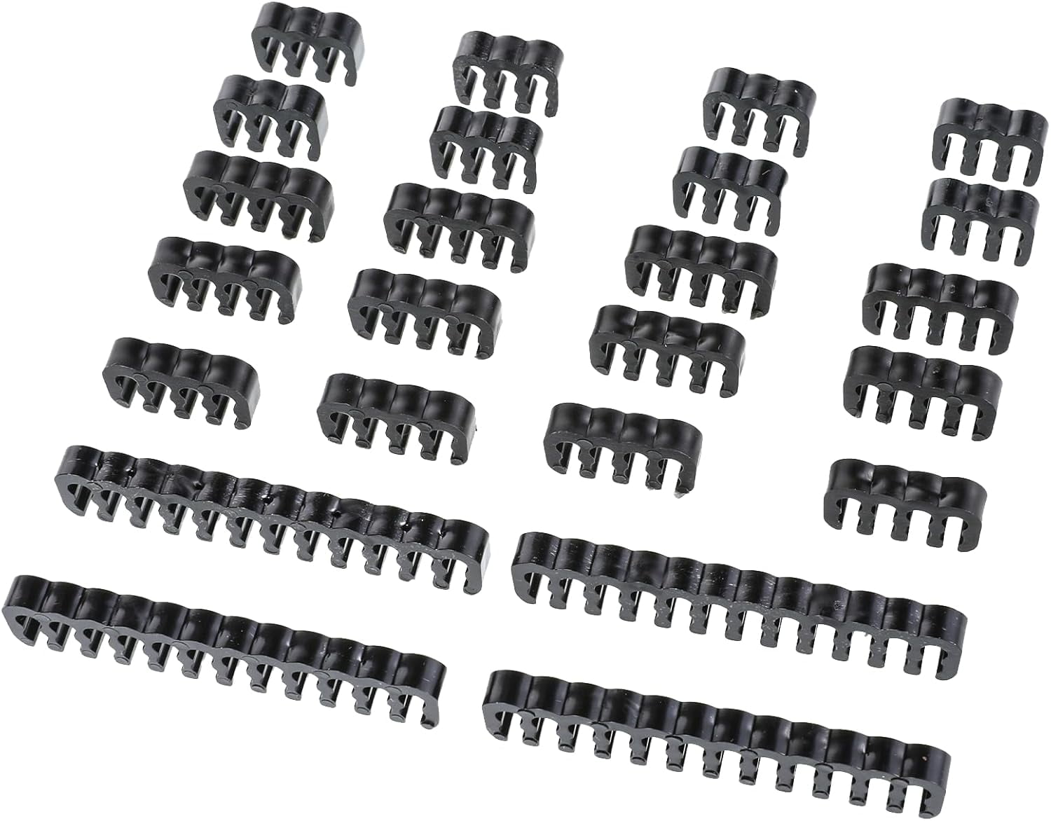 SNYMW 24 PCS Pc Cable Combs, PSU Cable Combs, Black Power Supply Cables ...