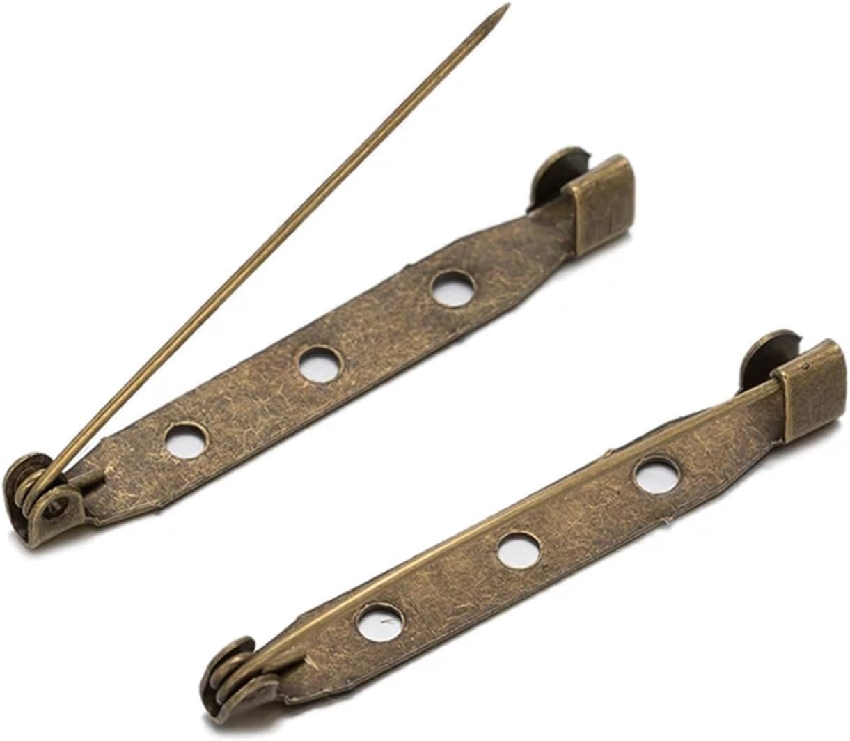 SNYMW 500Pcs Locking Pins Backs Brooch Clip Base Pins Safety Pins ...