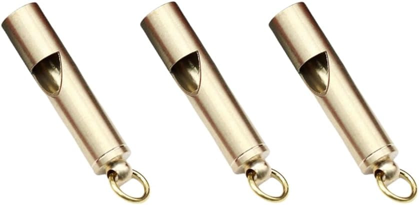SNYMW Brass Whistle Emergency Whistle Lifeguard Safety Whistle Suitable ...