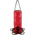 SNYNUXX Hummingbird Feeder Red Glass Hummingbird Feeders,Red Wild Bird ...