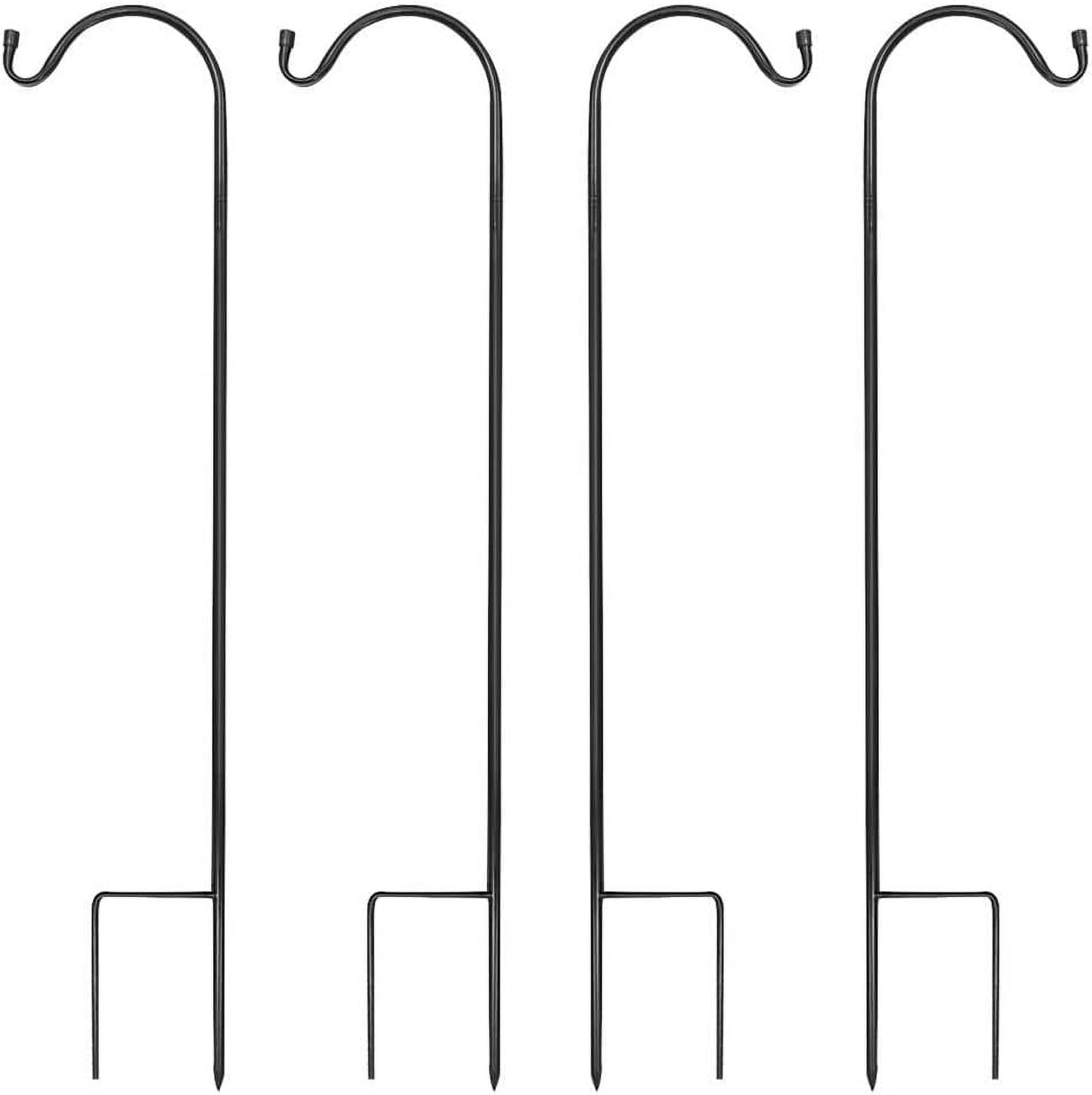 SNYNUXX Metal Heavy Duty Shepherds Hook, Adjustable Shepards Hooks for ...