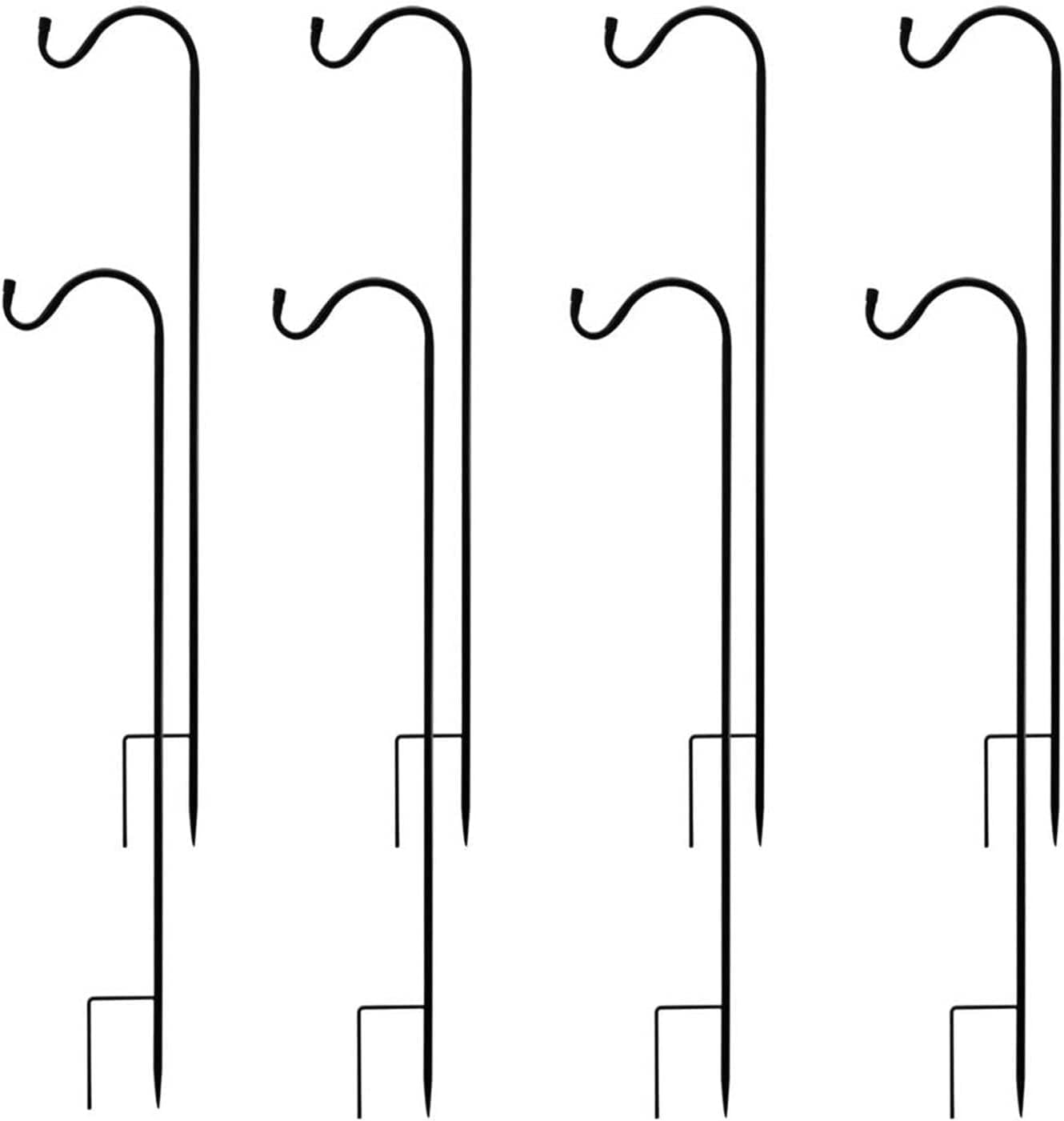 SNYNUXX Metal Heavy Duty Shepherds Hook, Adjustable Shepards Hooks for ...