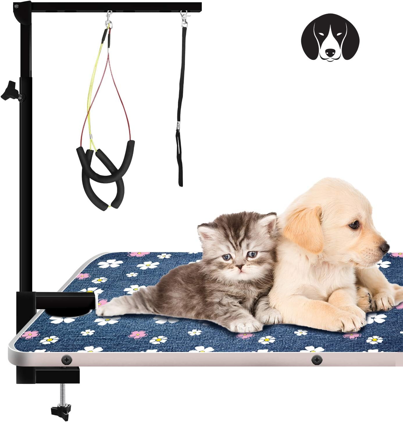 SNYNUXX Pet Grooming Arm with Clamp and Height Adjustable,Dog Grooming ...