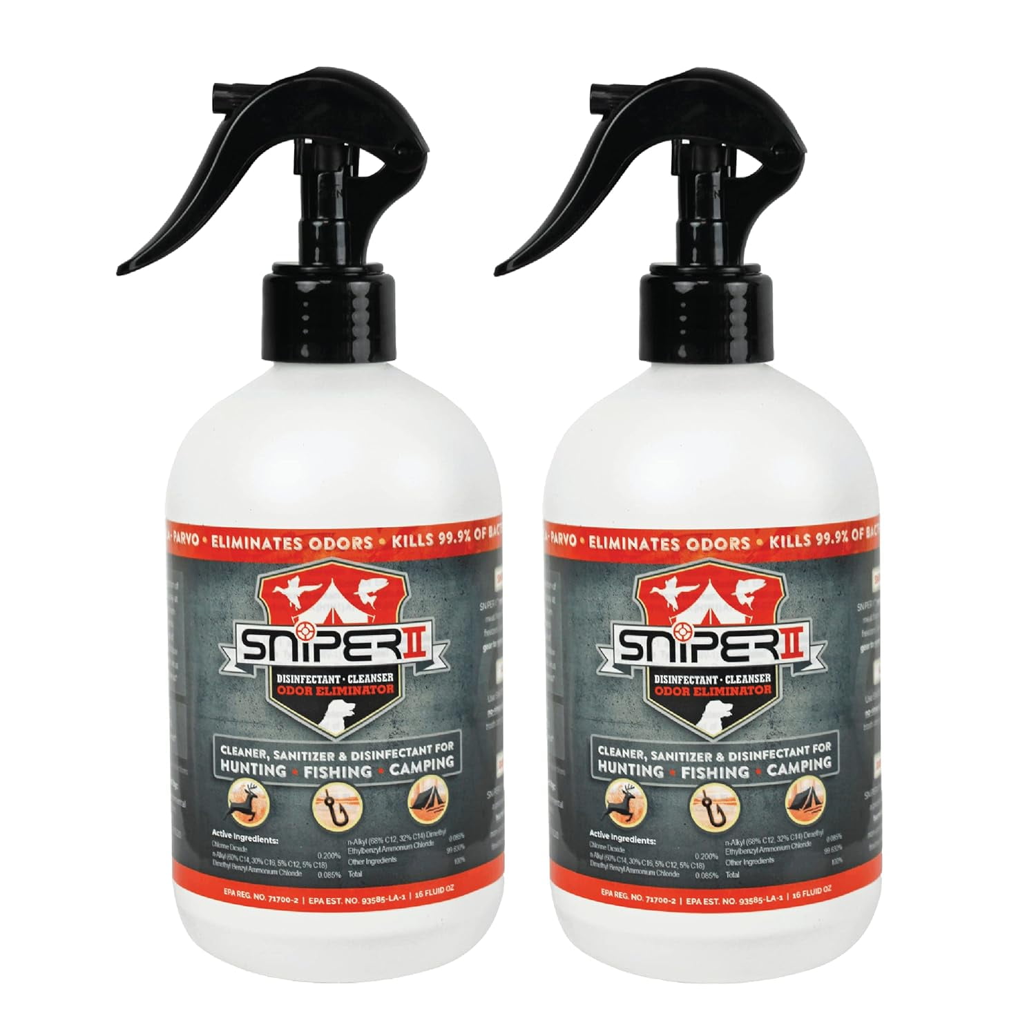 SNiPER II Disinfectant Cleanser and Odor Eliminator, Cleaner for ...