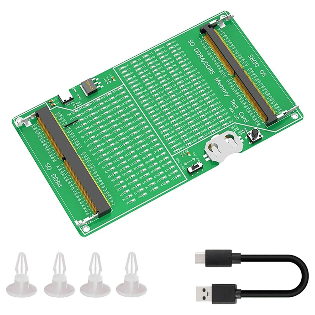 So Ddr45 Memory Tester Laptop Memory Test Diagnosis Adapter Pcb Circuit Testing Tool Memory