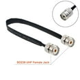 SO239 Door and Flat Coaxial Cable 50 Ohm Coaxial Extension Cable ...