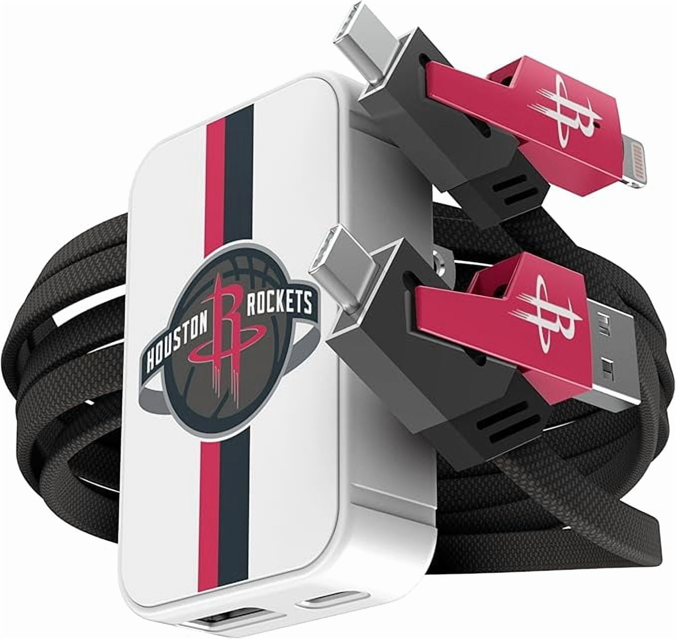 SOAR NBA Slim Wall Charger and 4 In 1 Multi Charging Cable - Houston ...