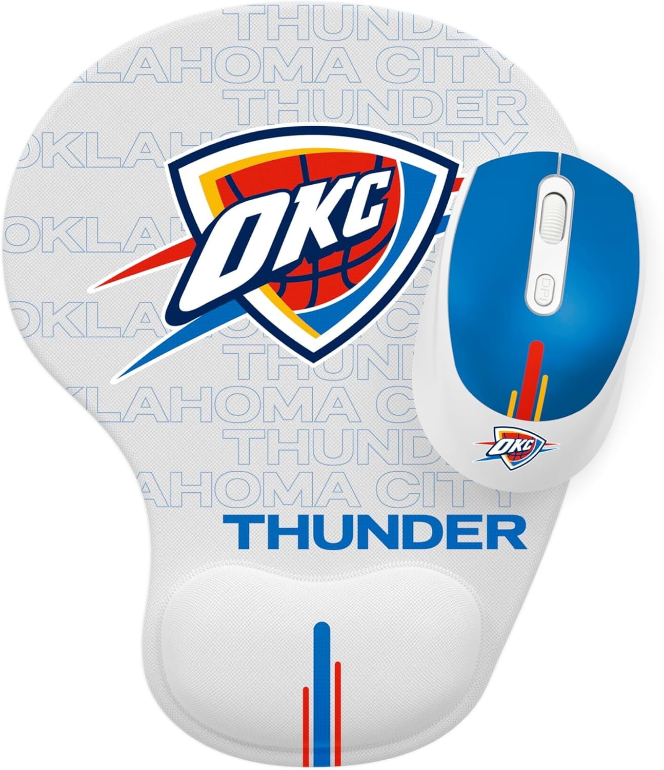 SOAR NBA Mouse and Mouse Pad Combo - Oklahoma City Thunder - Walmart.com